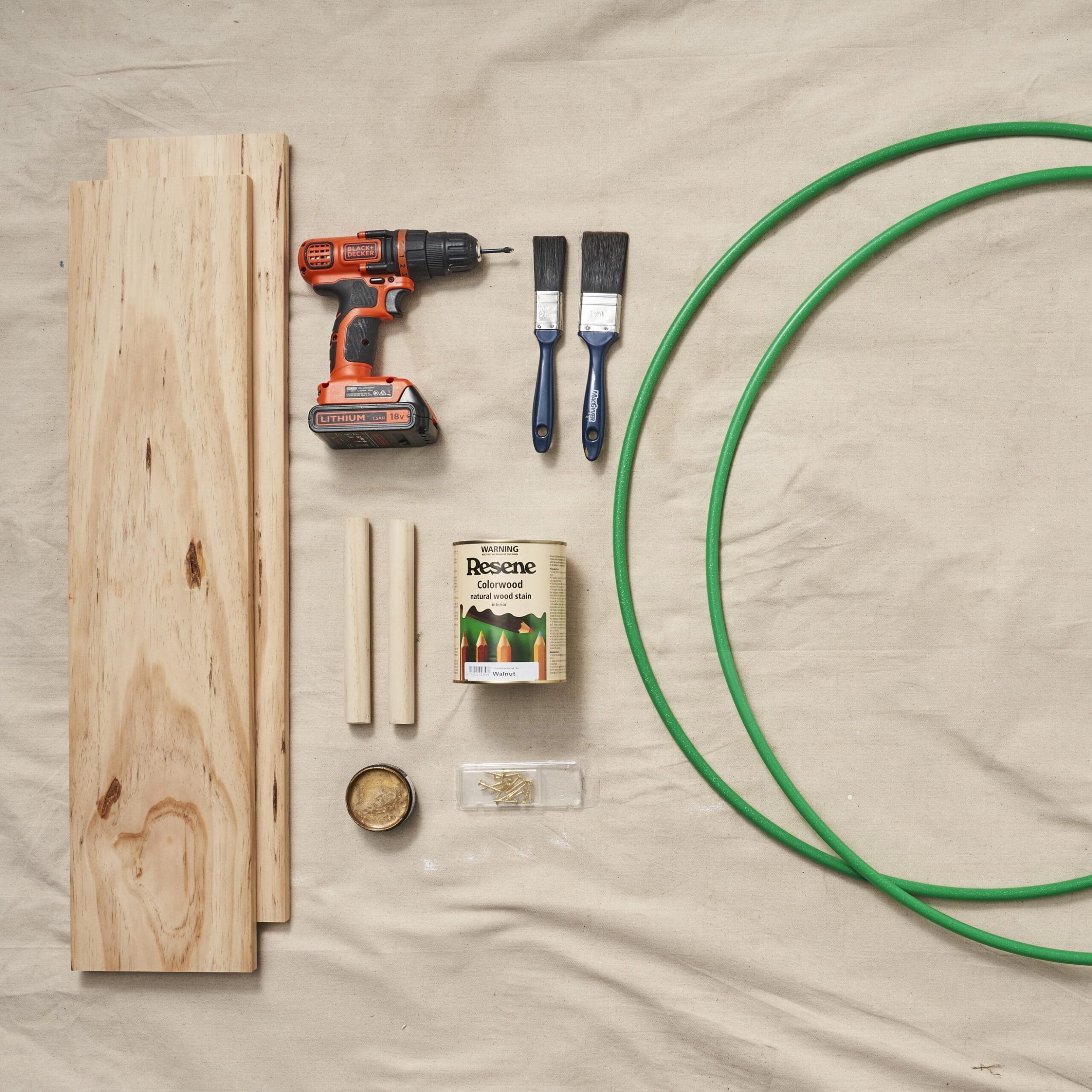 How to create an art deco-inspired hula hoop bar cart - WOMAN