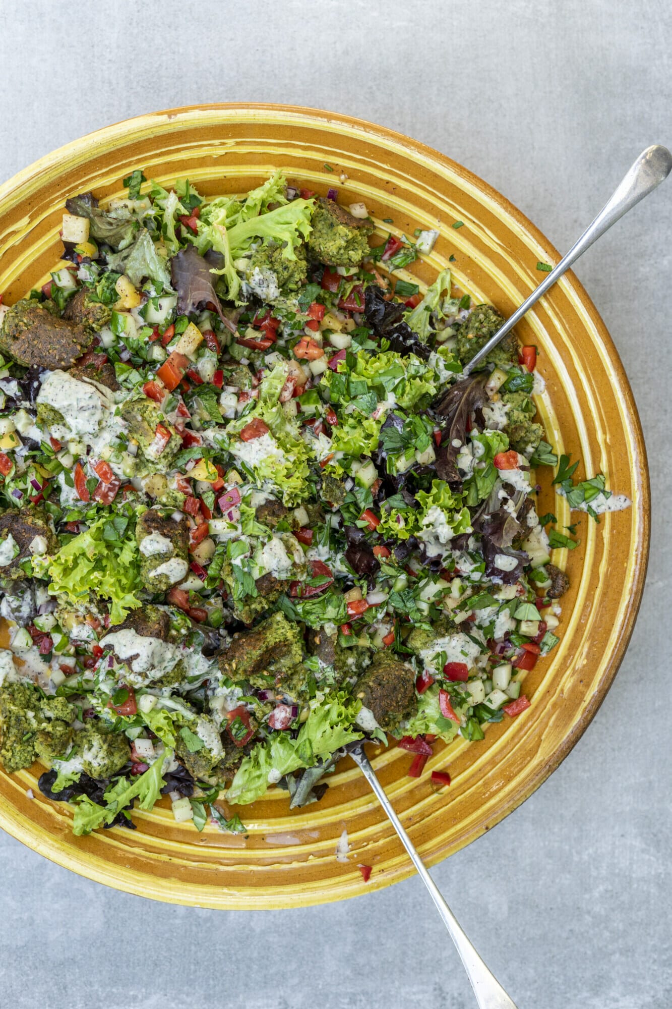 Amy’s Crushed Falafel Salad - WOMAN