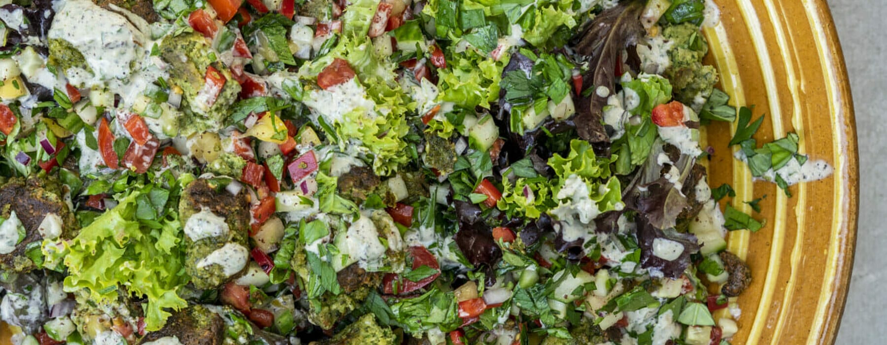 Amy’s Crushed Falafel Salad - WOMAN